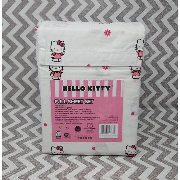Hello Kitty | Bedding | Hello Kitty By Sanrio 4 Pc Full Double Bed ...